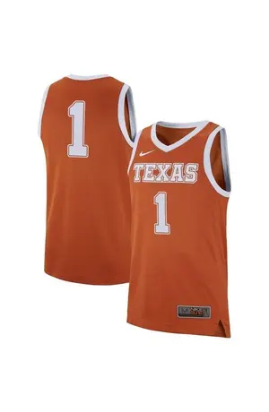 Nike 1 Texas Orange Texas Longhorns Replica Jersey