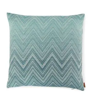Missoni Wool Timmy Cushion Teal/white
