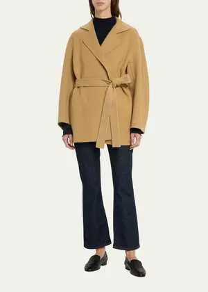 Chloé Belted Wool Cashmere Jacket