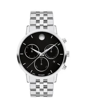 Movado Museum Classic Chronograph - Black/silver