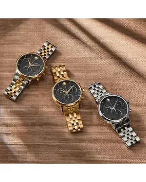 Movado Museum Classic Chronograph - Black/silver