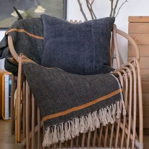 POM POM AT HOME Bruno Oversized Linen Throw