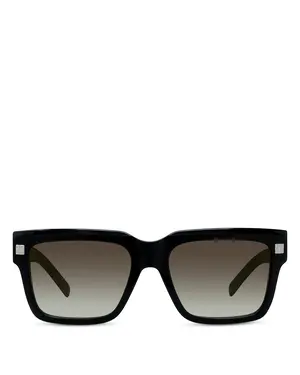 Givenchy Gv Day Square Sunglasses - Black/brown Gradient
