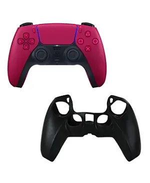 SONY Dualsense Controller With Silicone Sleeve Dark Red