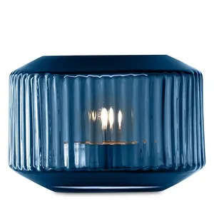 LSA International Rotunda Tea Light Holder/vase - Blue