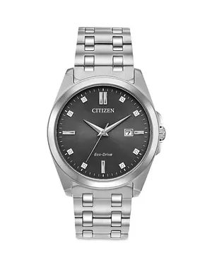 Citizen Eco-drive Corso Watch, 41mm - Black/silver
