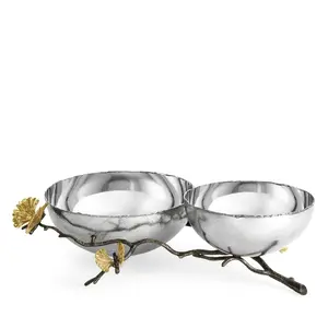 Michael Aram Butterfly Ginkgo Double Dish