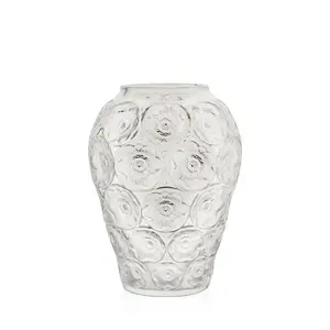 Lalique Anemones Vase - Clear