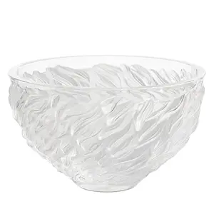 Lalique Fourrure Crystal Bowl - Clear