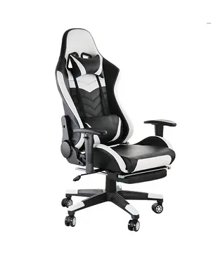 GAMEFITZ Gaming Chair - Black And White
