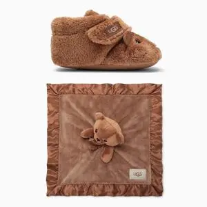 UGG Set Bixbee And Lovey Bear Stuffie - Brown