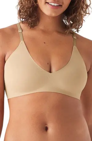 TRUE & CO True Body Boost Triangle Lace Convertible Strap Bra - Desert
