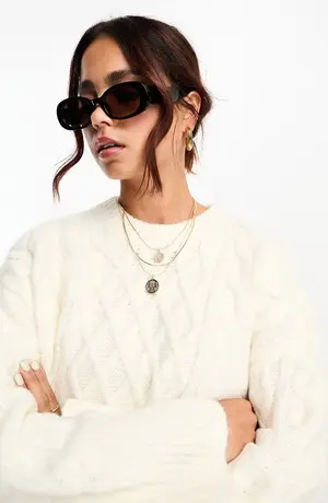 Asos Oversize Cable Stitch Sweater