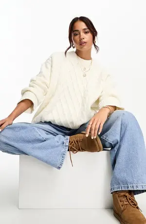Asos Oversize Cable Stitch Sweater