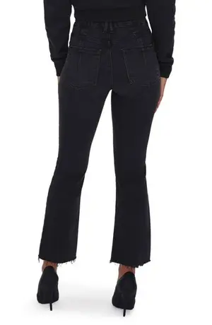 Good American Good Legs Crop Mini Bootcut Jeans