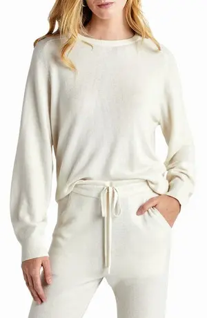 Splendid Elin Crewneck Sweater - Snow