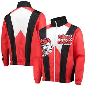TONES OF MELANIN Winston-salem State Rams Anorak Full-zip Jacket - Red