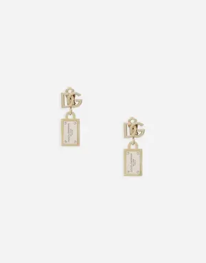 Dolce & Gabbana Dg Logo Earrings - Multicolor