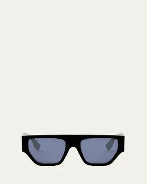Fendi O'lock Flat-top Cat-eye Sunglasses