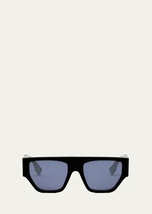 Fendi O'lock Flat-top Cat-eye Sunglasses