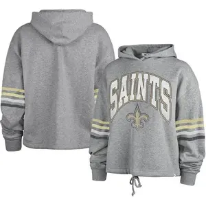 '47 47 Heather New Orleans Saints Upland Bennett Pullover Hoodie