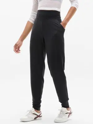 Athleta Coaster Luxe High Rise Jogger - Black