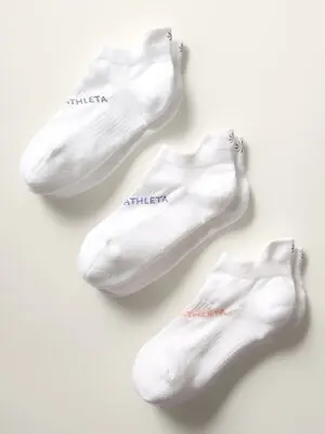Athleta Athleta Everyday Ankle Sock 3-Pack White
