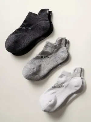 Athleta Athleta Everyday Ankle Sock 3-Pack Black