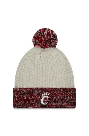 New Era Cincinnati Bearcats Fresh Cuffed Knit Hat With Pom