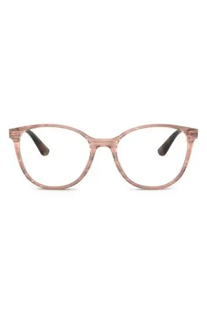 Dolce & Gabbana Dolce&Gabbana 54mm Butterfly Eyeglasses Caramel