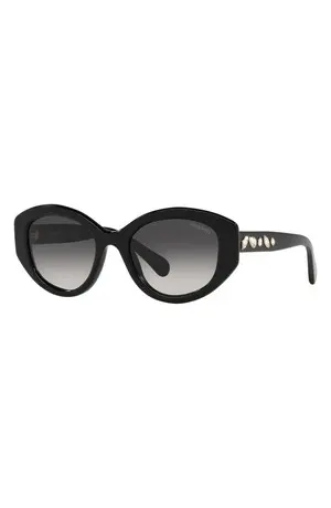 SWAROVSKI 53mm Cat Eye Sunglasses
