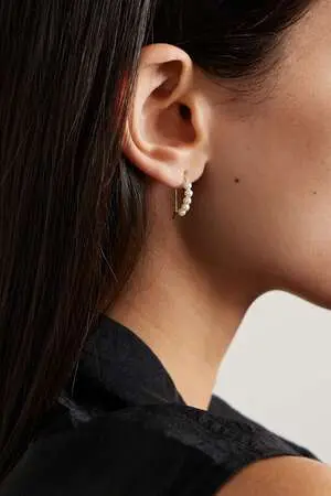 Mizuki 14-karat Pearl Earrings