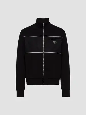 Prada Sweatshirt With Re-nylon Details