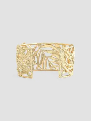 ANABEL ARAM Palm 18k--plated & Cubic Zirconia Cuff