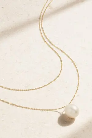 Mizuki 14-karat Chain Freshwater Pearl Necklace