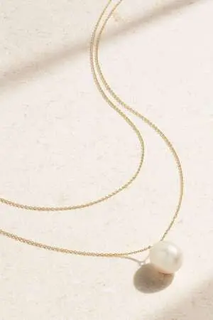 Mizuki 14-karat Chain Freshwater Pearl Necklace