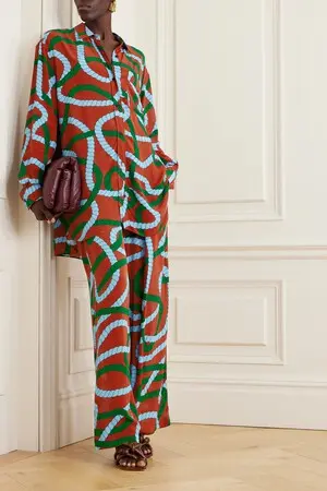 AZ FACTORY Printed Georgette Shirt