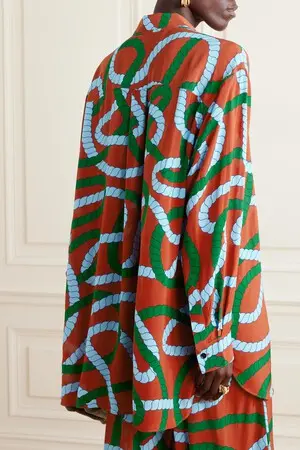 AZ FACTORY Printed Georgette Shirt