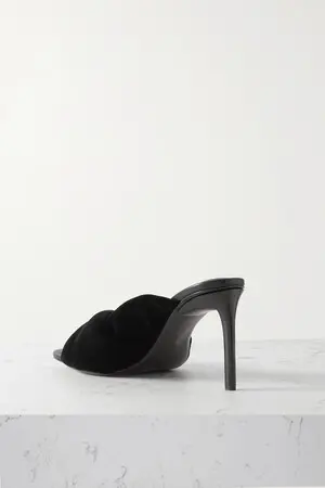Jacquemus Bagnu Velvet Mules