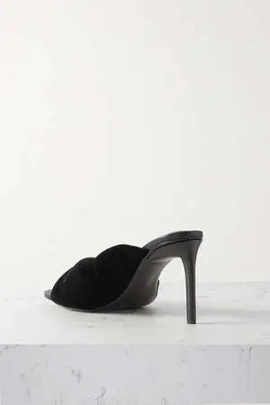 Jacquemus Bagnu Velvet Mules