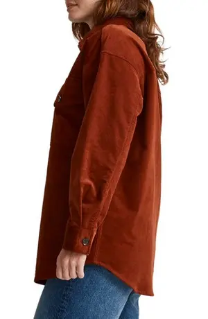 Madewell Stretch Twill Oversize Shirt Jacket