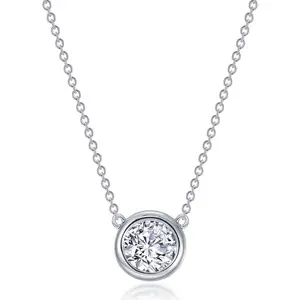 Lafonn Simulated Diamond Pendant Necklace - White