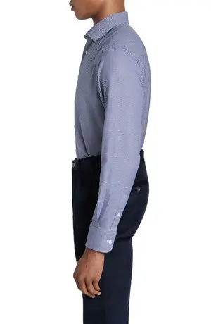 JACK VICTOR Kensington Dobby Cotton Dress Shirt