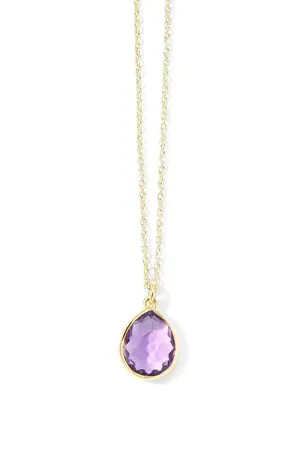 Ippolita Rock Candy Amethyst Teardrop Pendant Necklace