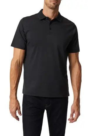 34 Heritage Pima Cotton Polo - Black