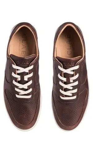 Clae Malone Leather Sneaker - Cocoa Leather