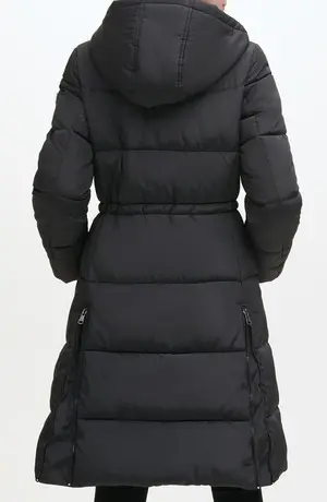 KENNETH COLE Memory Puffer Jacket - Black