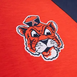 Mitchell & Ness Auburn Tigers Legendary Slub Raglan Long Sleeve T-shirt - Orange