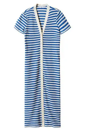 Mango Stripe Jersey Sweater Dress