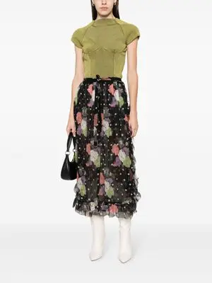 Etro Floral-print Midi Skirt